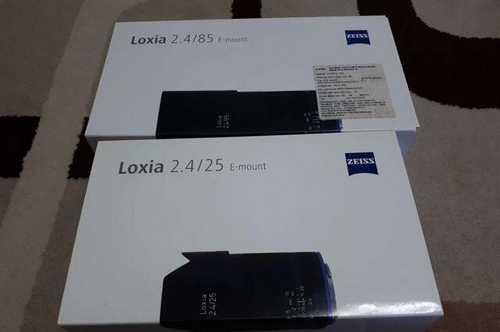 Loxia 2.4/25 и 2.4/85 Sony E Zeiss