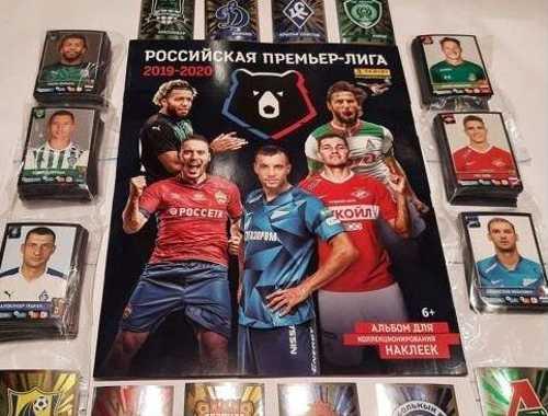 Коллекционный наклейки футбол рпл 2019-2020г