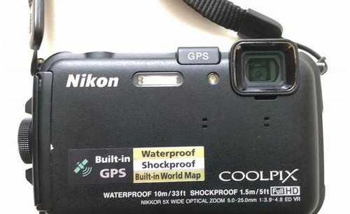 Продаю фотоаппарат nikon Coolpix AW100