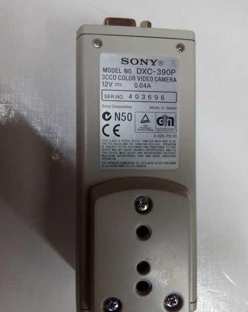 Видеокамера sony DXC-390P made in japan