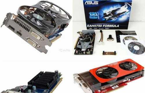 Видеокарты игровые в ассортименте pci-e agp