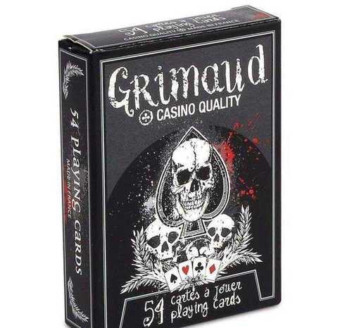 Карты игральные Grimaud Death Game 54л (с черепом)