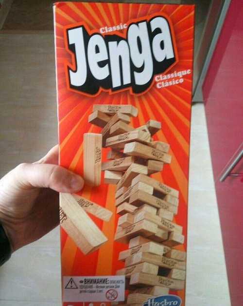 Игра новая Jenga (Дженга) оригинал от Hasbro