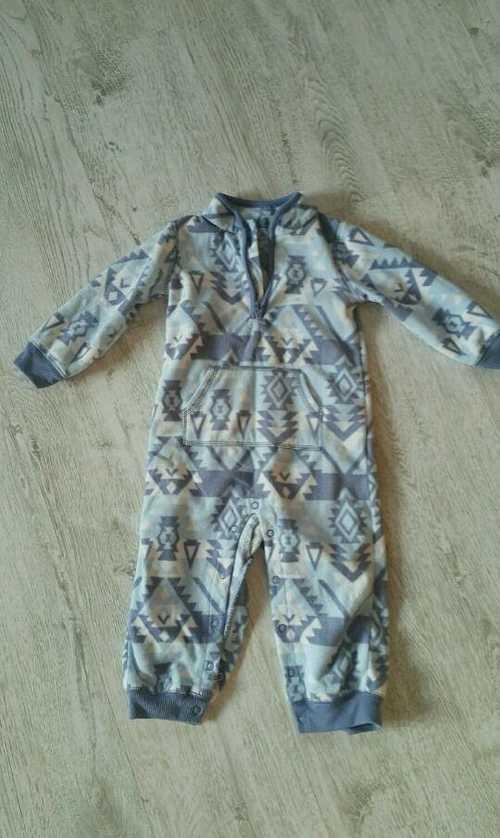 Флисовая поддева слитник carters