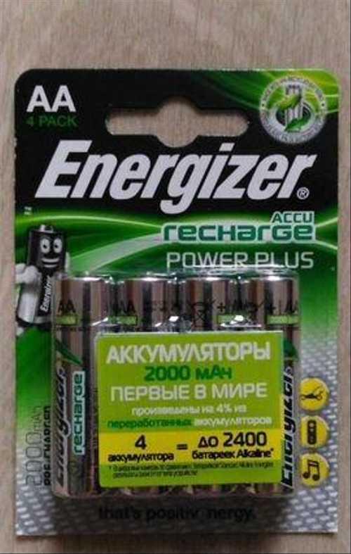 Аккумуляторы Energizer Accuracy Recharge Power Plu
