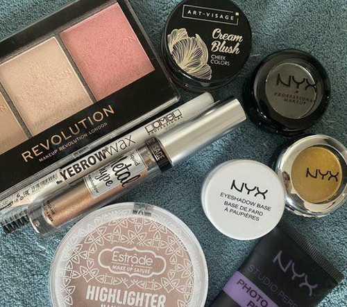 Набор косметики б/у NYX, Revolution, Art-Visage, E