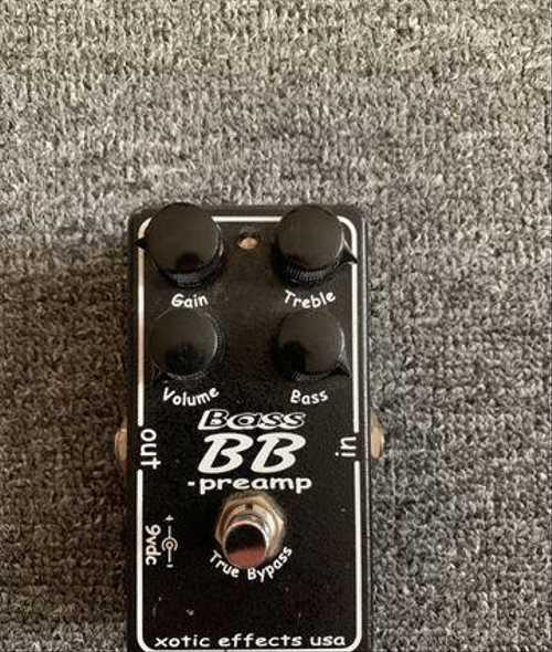 Xotic Bass BB preamp.