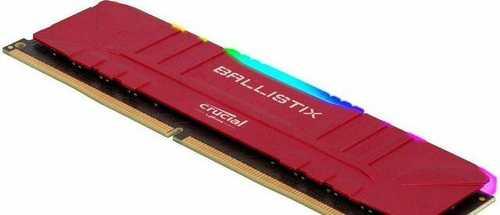 Озу Crucial DDR4 8Gb Ballistix Red RGB 3000 Mhz