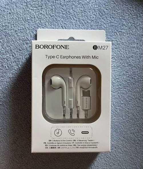 Наушники apple earpods проводные type-c