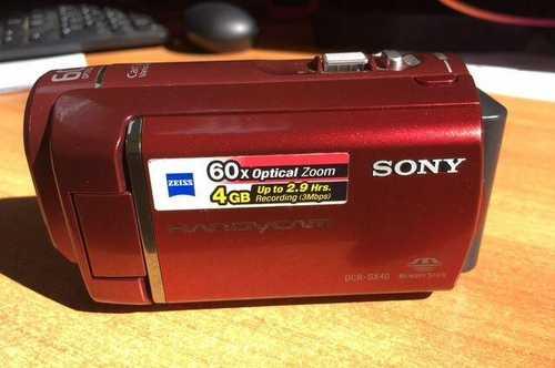 Видеокамера sony DCR-SX40E