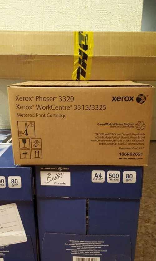 Картридж Xerox Phaser 3320 оригинальный новый
