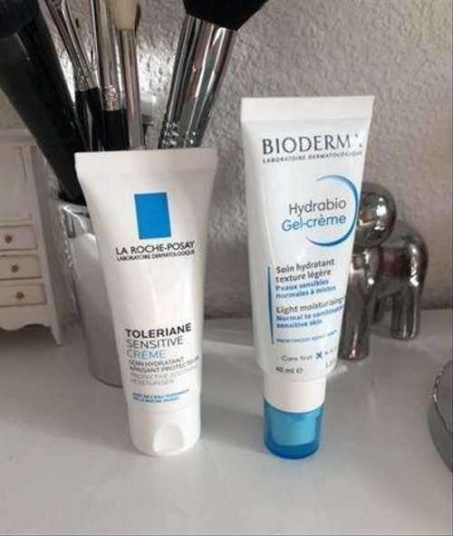 Увлажняющий крем la roche, bioderma. Почти новые