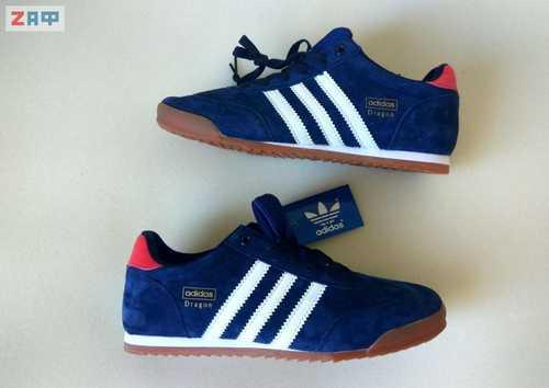Мужские кроссовки Adidas dragon, р-ры 41-46, синие
