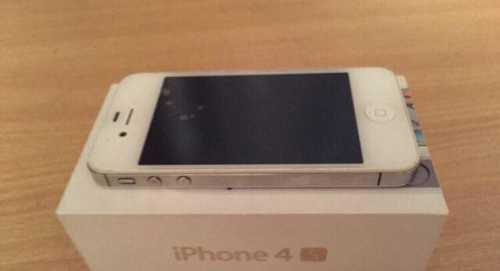 iPhone 4s 16gb белого цвета