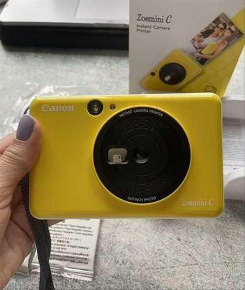Canon zoemini желтый polaroid