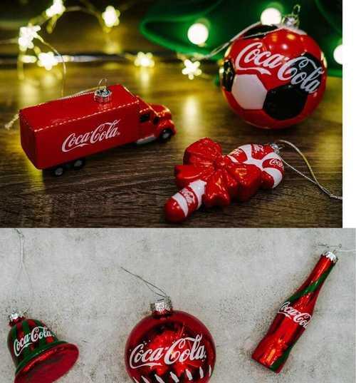 Елочные новогодние игрушки Кока-Кола Coca-Cola
