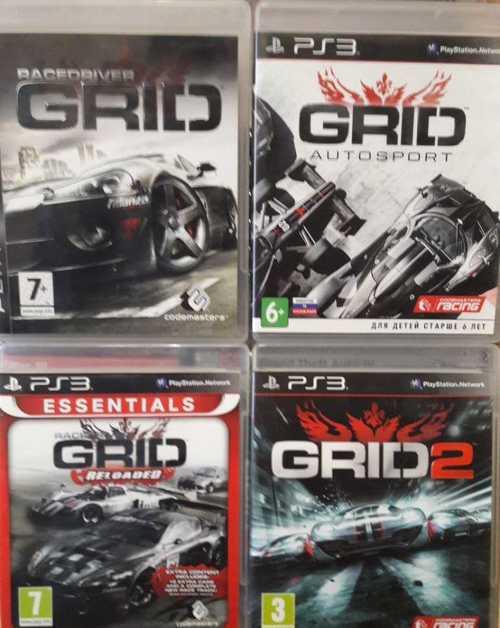 Игры для PS3 серии Grid