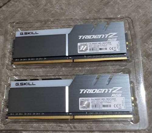 Озу 16 GB DDR4 G.Skill Trident Z 3600