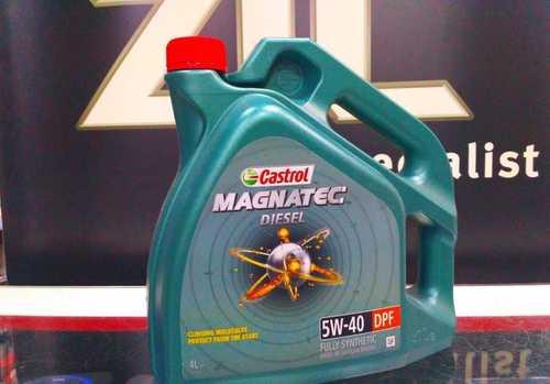 Масло моторное castrol Magnatec Diesel 5W40 DPF 4л