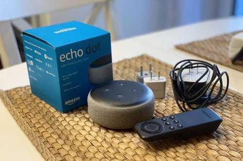 Портативная умная колонка Echo Dot