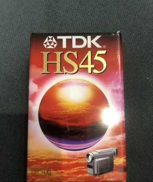 Кассета для видеокамер VHS-C (TDK HS45)