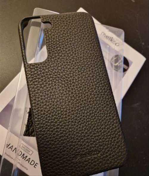 Чехол кожаный для Samsung S22+
