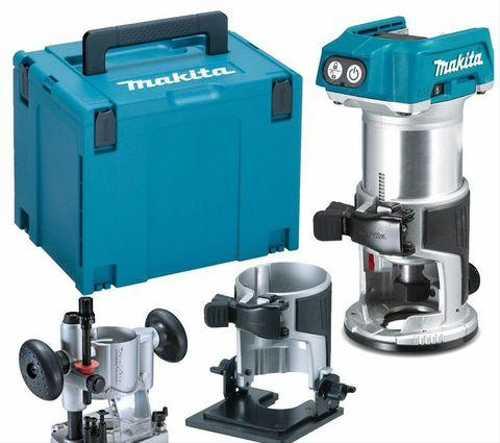 Аккумуляторный кромочный фрезер Makita DRT50ZJX2