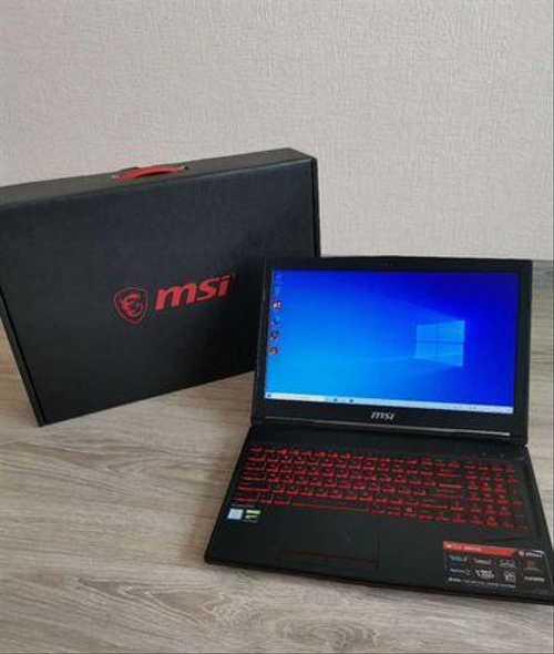 Игровой MSI GL63 8RCS I7-8750h/GTX1050 4gb