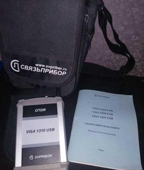 Рефлектометр оптический otdr visa 1310 USB