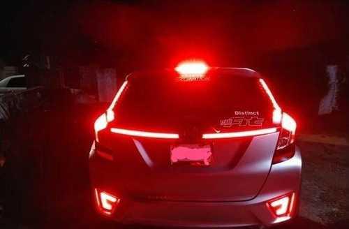 Светодиодные фонари заднего бампера Honda Fit