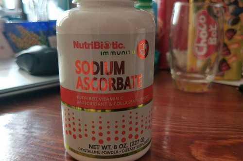 Sodium ascorbate NutriBiotic 8 Oz