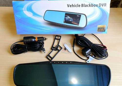 Видеорегистратор-зеркало Vehicle Blackbox DVR с дв