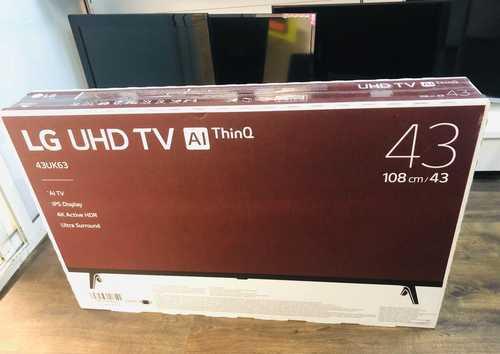 Крутой, Новый, LG 43UK6300PLB, 4K, WiFi