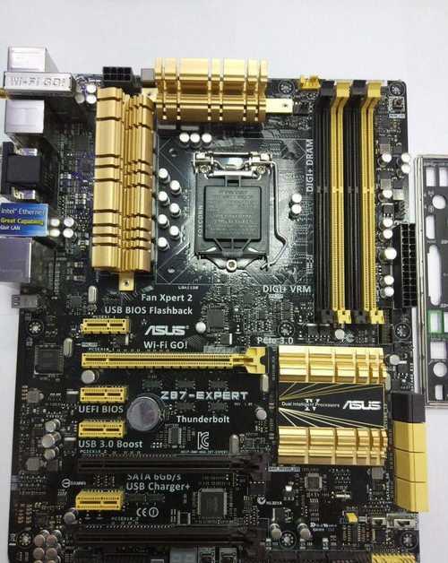 Материнская плата asus Z87- expert LGA 1150