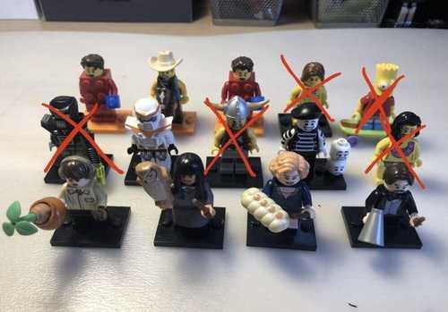 Коллекционные фигурки Lego разных серий