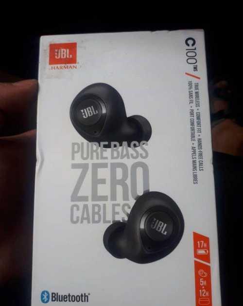 Беспроводные наушники jbl c100tws