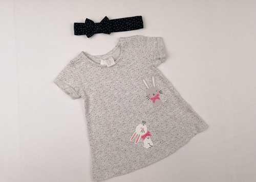 Новое. Детское брендовое платье для малышки H&M