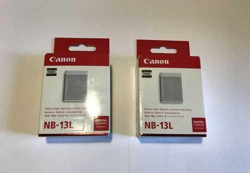 Аккумуляторы Canon NB-13L для PowerShot, оригинал