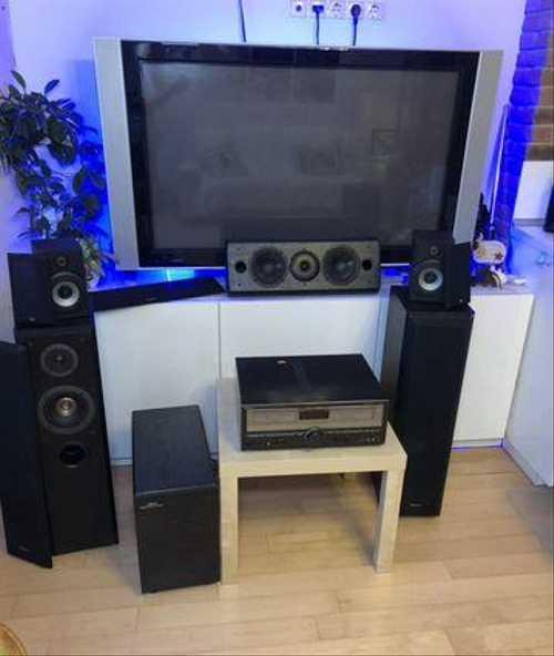 Домашний кинотеатр 5.1 technics+ телевизор Philips