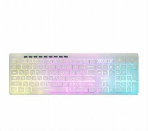 Клавиатура oklick 490ML Multimedia Keyboard White