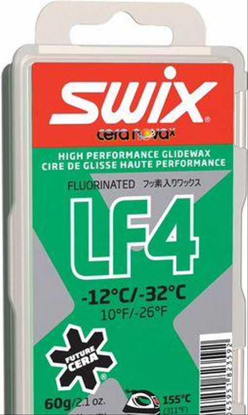 Лыжная мазь скольжения swix LF4X, -12/32, 60 г