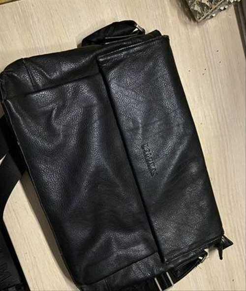 Портфель сумка кожа кожанный через плечо