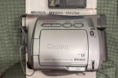 Видеокамера canon MV 800