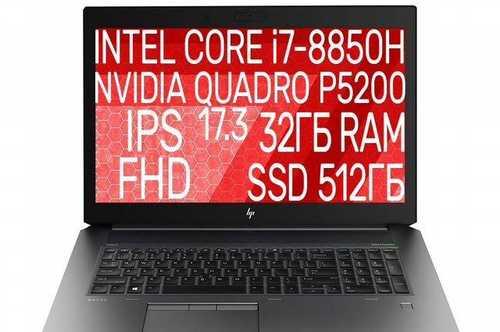 Ноутбук HP zbook 17 G5 P5200 16гб