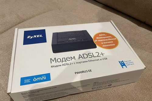 Модем adsl 2+ zyxel P660RU3 EE