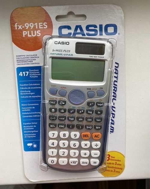 Калькулятор Casio