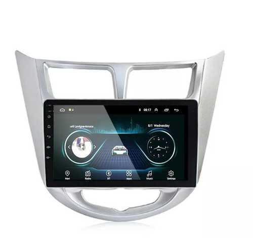 Магнитола Hyundai Solaris Android 10"+DSP+IPS