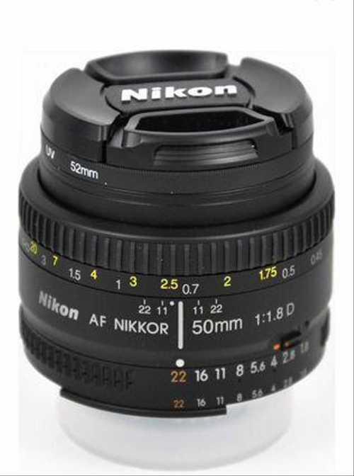 Объектив Nikon AF Nikkor 50mm f/1.8D