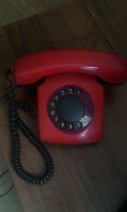 Телефон стационарный с крутящимся диском, СССР