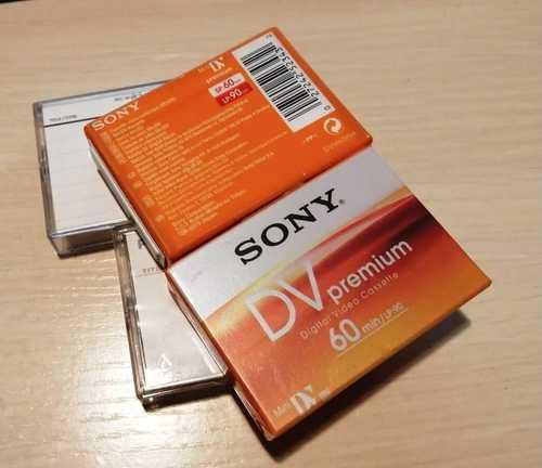 Видеокассеты Mini DV Sony 60 min